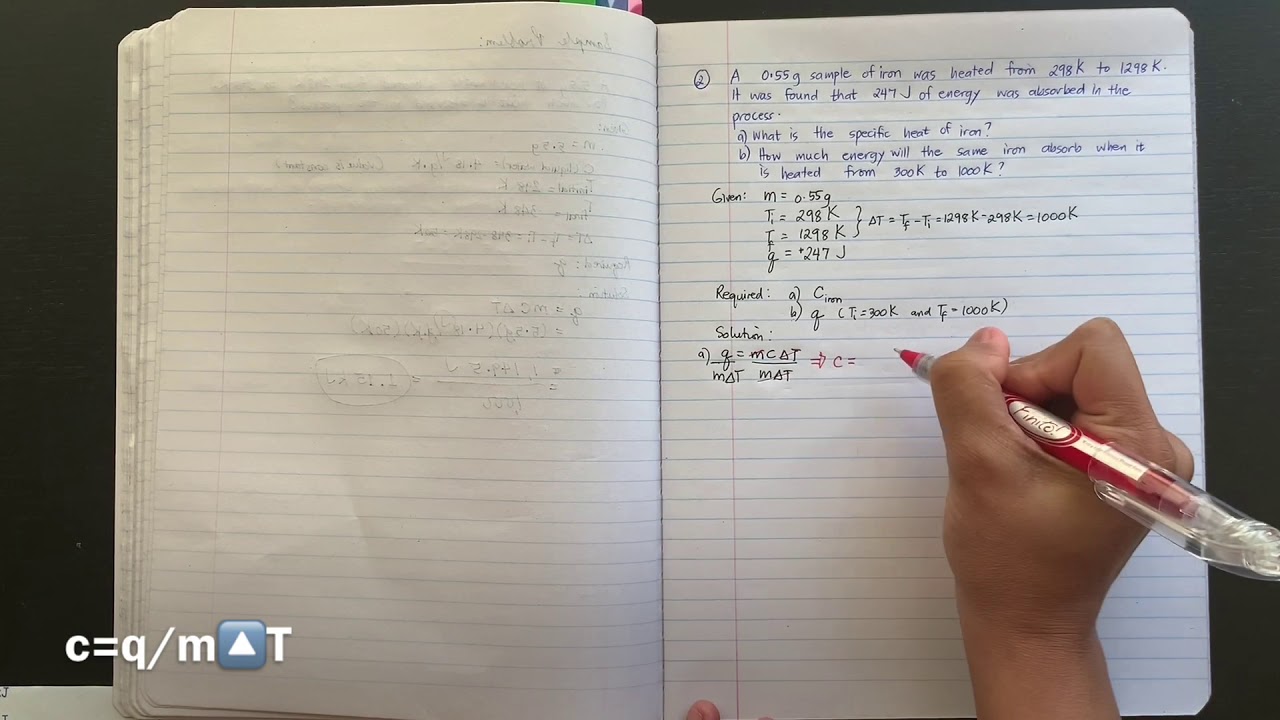 Specific Heat Problem Solving: Part II