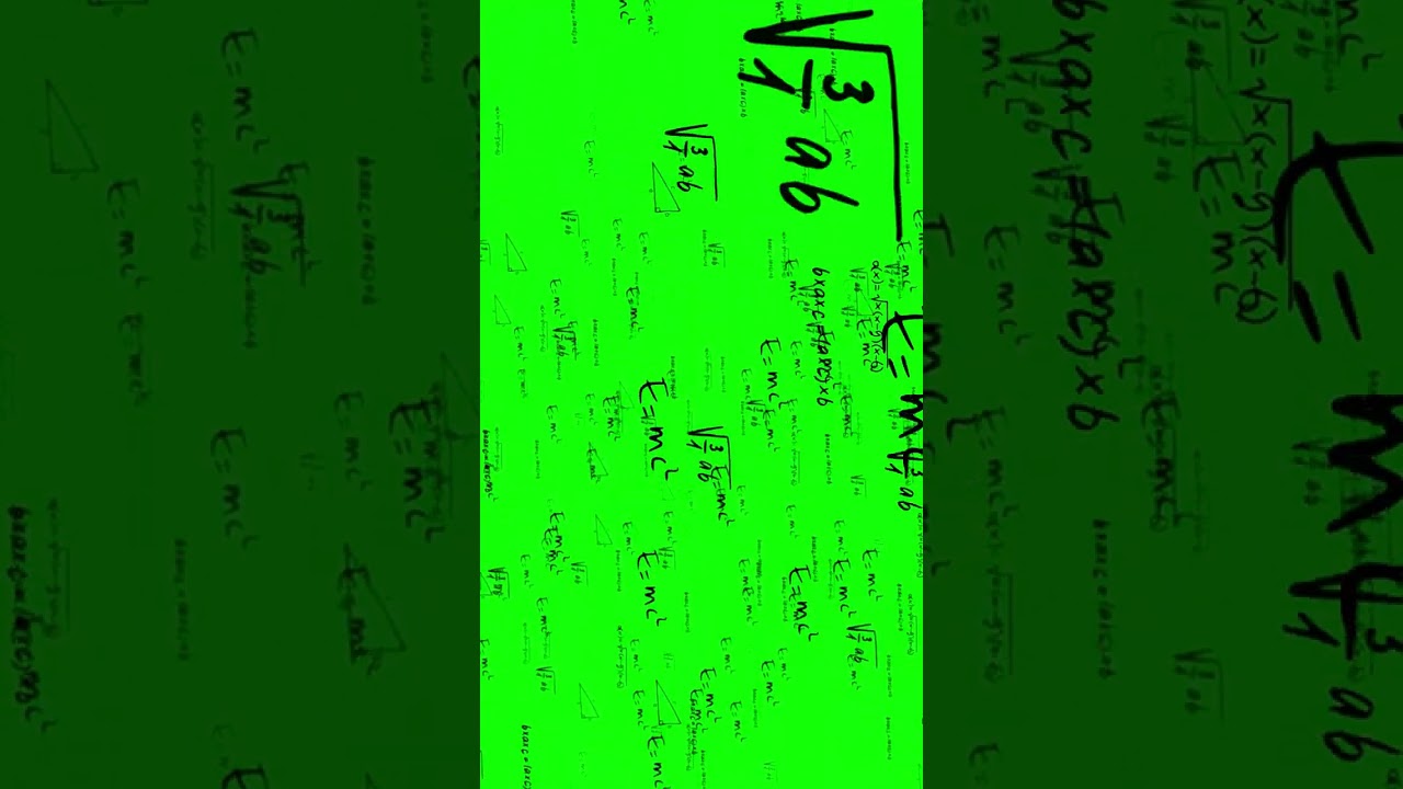 #Math equations and formulas flying and disappearing in distance loop Background #Animation