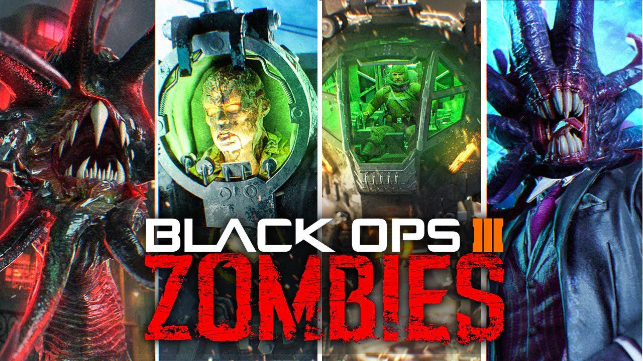 Beating EVERY BLACK OPS 3 ZOMBIES EASTER EGG in one video...