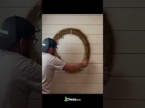 Making the perfect chess wall clock 😍🔥