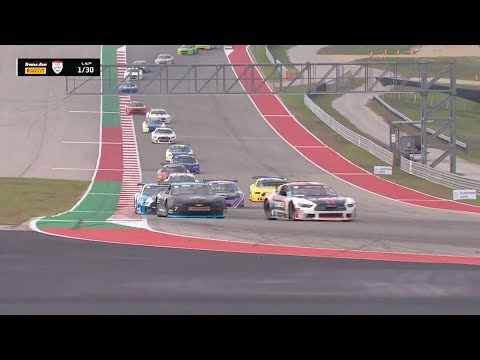 Opening Lap of the Big Machine Vodka SPIKED Coolers TA2 Series Race at COTA