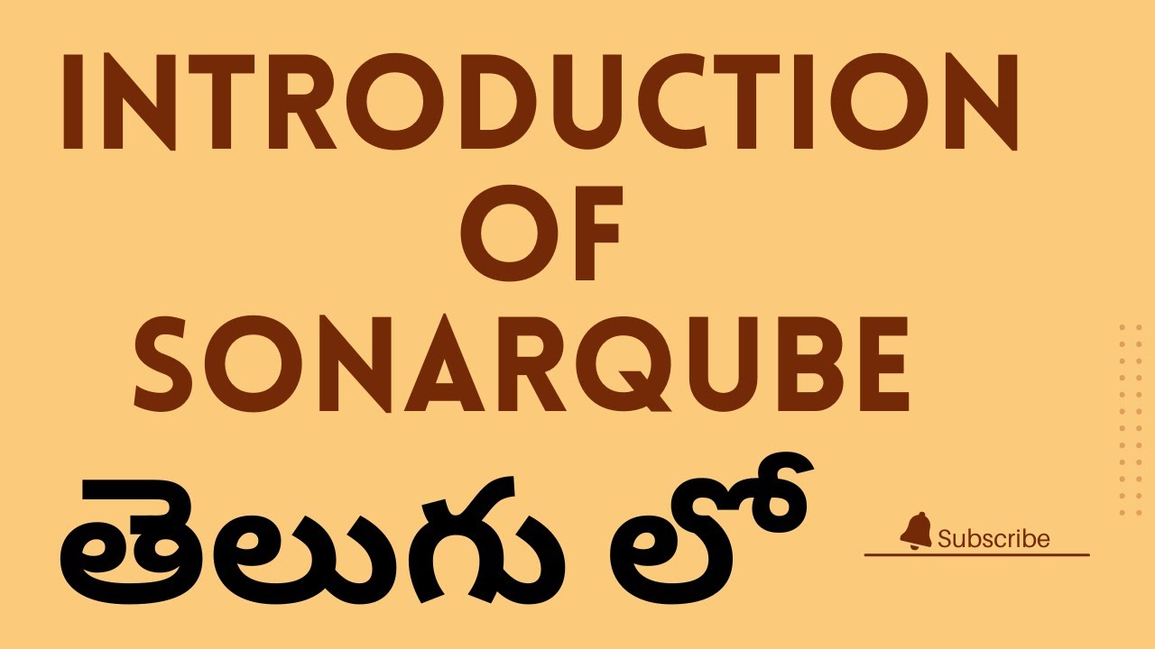 SonarQube Introduction #telugu | @CodeKamikaze | Devsecops (1)