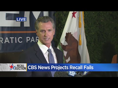 Governor Gavin Newsom Reacts To Defeating Recall Effort
