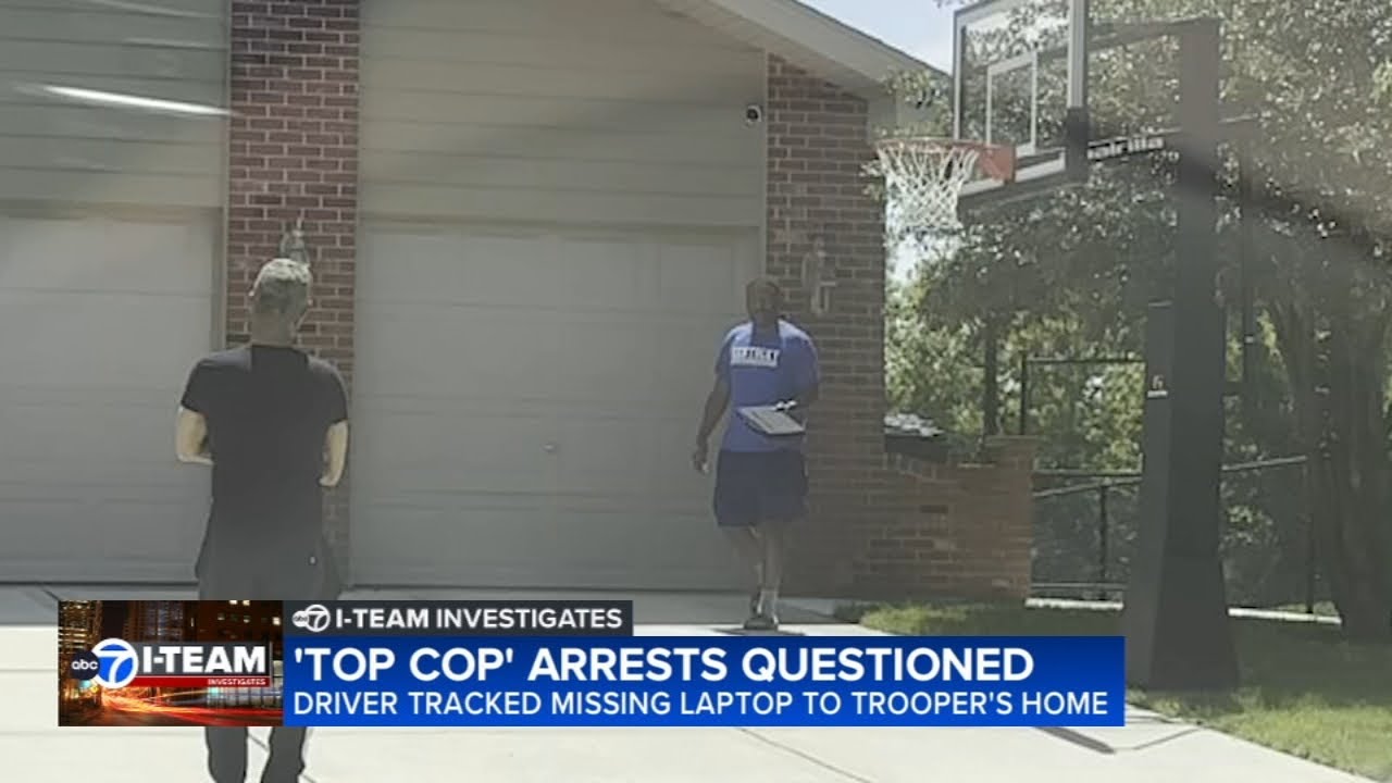 The Top Cop: Driver accused of DUI tracks missing laptop to Illinois State trooper's house