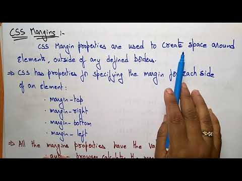 Learn css margin tutorial | CSS tutorials | by bhanu priya - Mind Luster