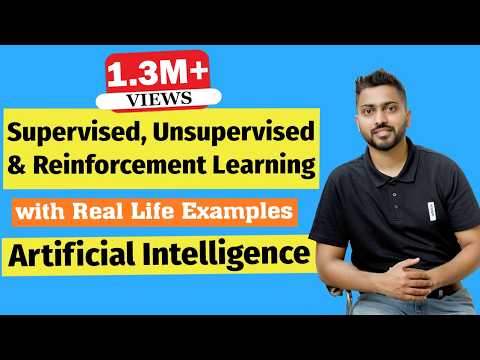 Supervised, Unsupervised and Reinforcement Learning in Artificial Intelligence in Hindi