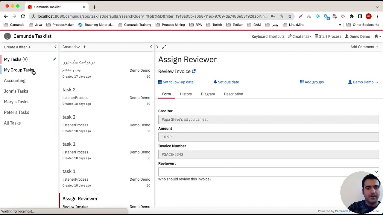 camunda _Creating Filters