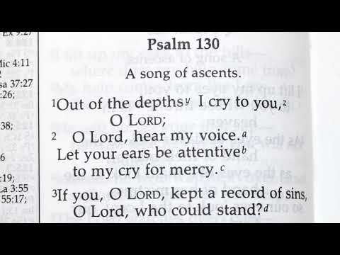 Holy Bible - Psalm 130 : 1 - 8