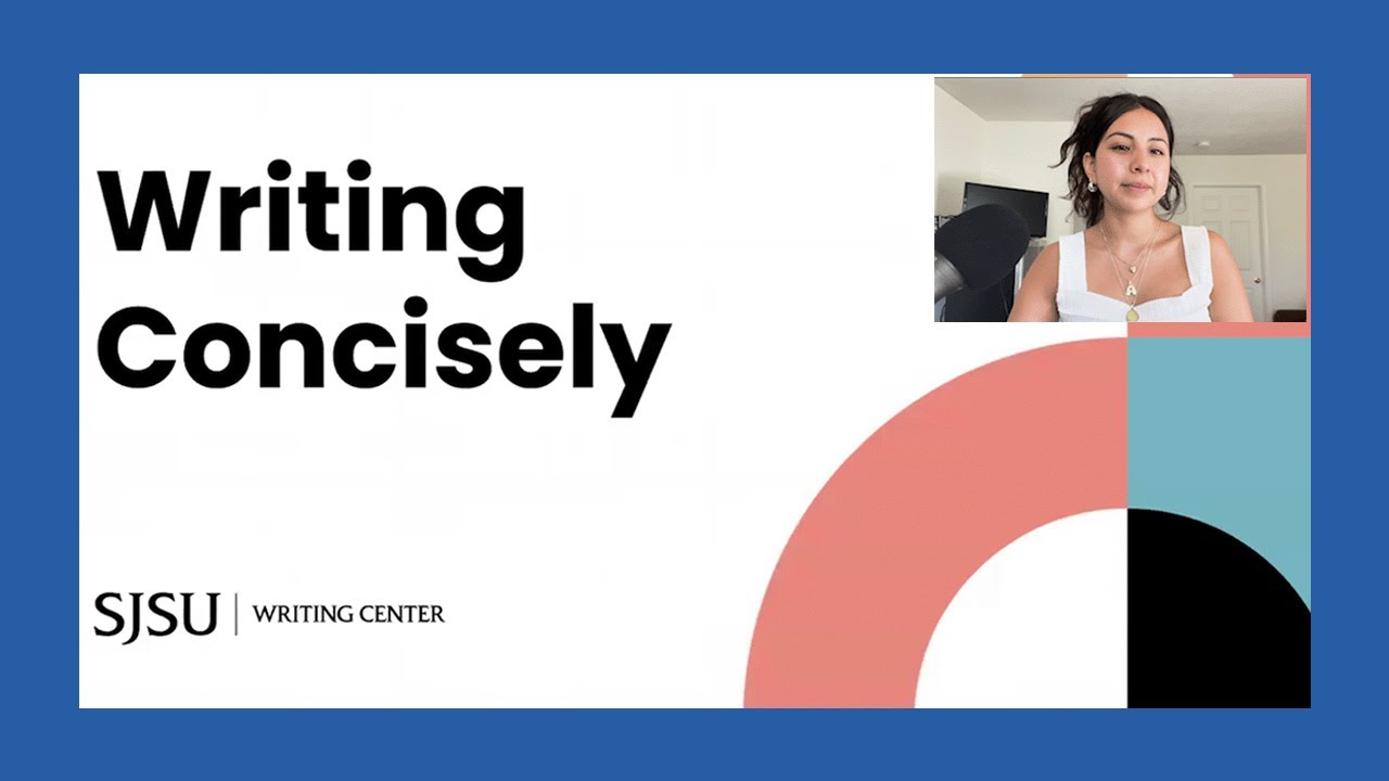 Writing Concisely | Video Workshop