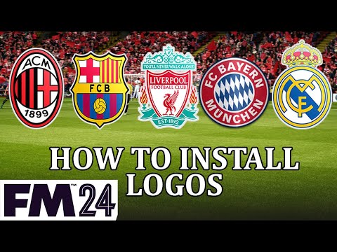 Football Manager 2024 - How to install a logo pack, get real club logos and badges in FM24