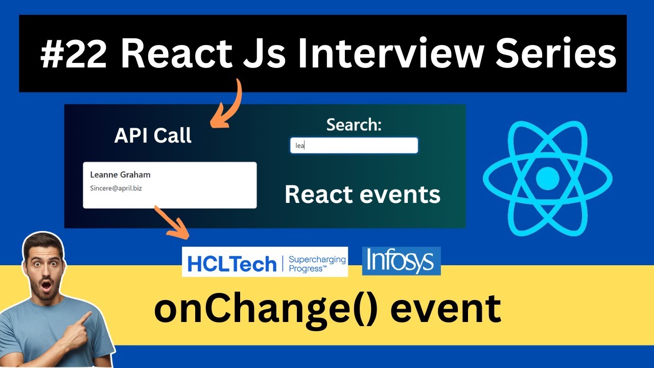 #22 React Js Challenge Day 22 | Fetch api call on onchange input
