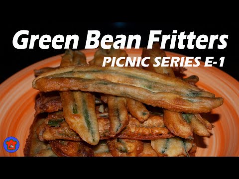Green Bean Fritters For Picnics | Fried Green Beans | Creative Cooking