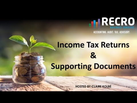 Income Tax Returns - Supporting Documents