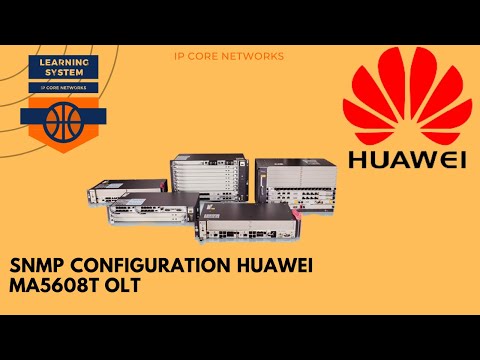 How to configure SNMP on huawei OLT