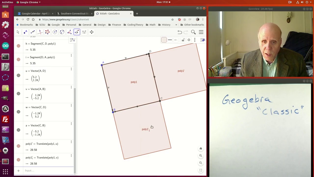 Using GeoGebra in a tiling project