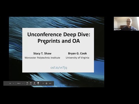 Deep Dive into Open Scholarship: Preprints and OA