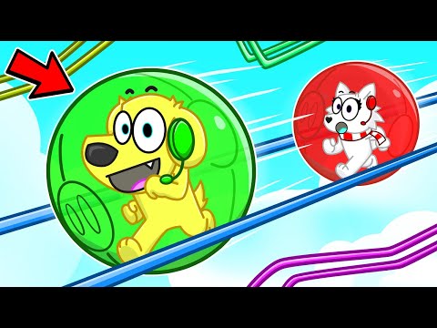 We're TRAPPED in GIANT HAMSTER BALLS?!
