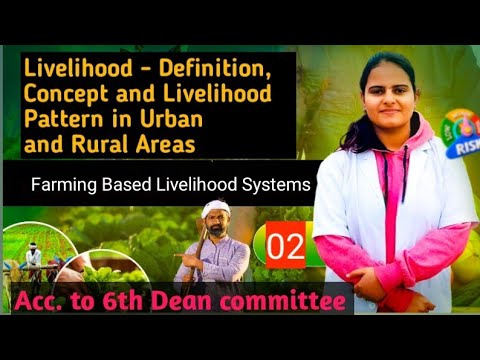 Livelihood – Definition, Concept and Livelihood Pattern in Urban and Rural Areas | Hindi Explanation