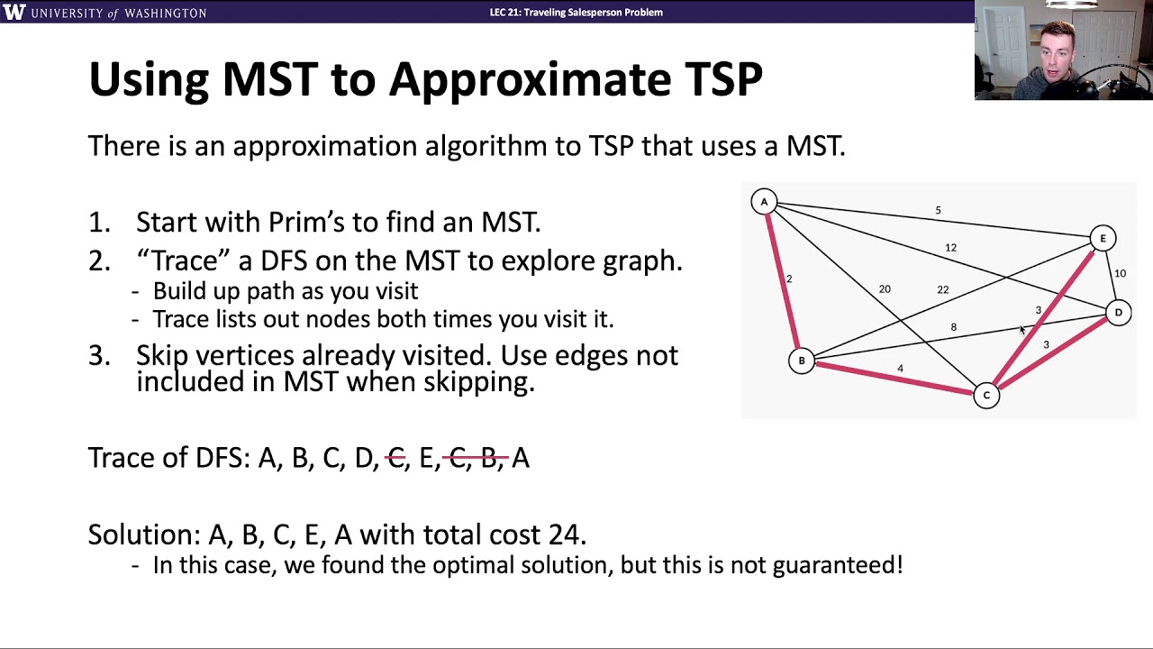 CSE 373 20au, Lesson 21 Video 2: Approximation Algorithms