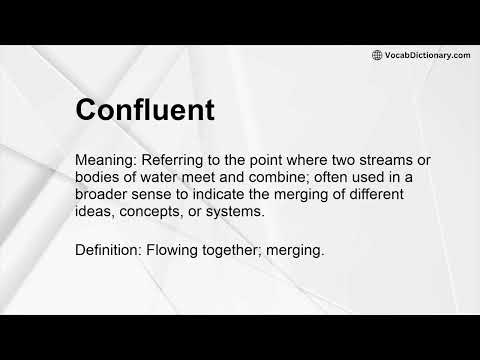 Confluent Meaning