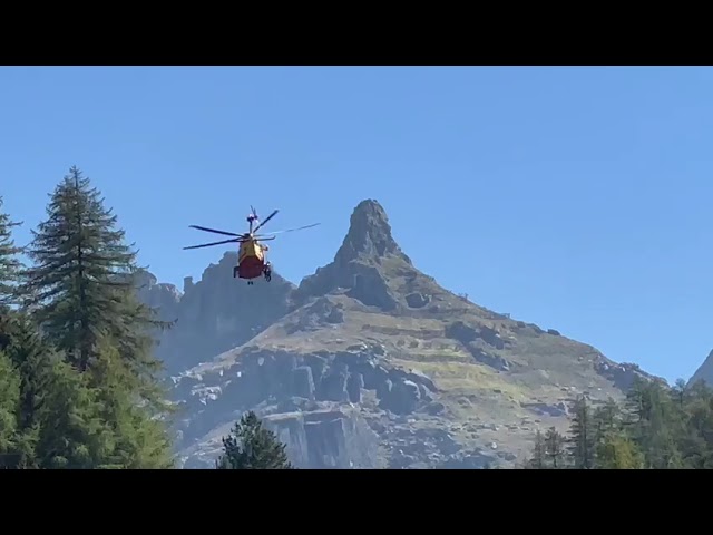 Escursionista ferito a Gressoney: recuperato dal SAV (VIDEO) - Aosta ...