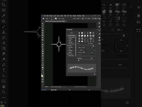 Make Sparkles or Fairy Dust in Photoshop #shorts