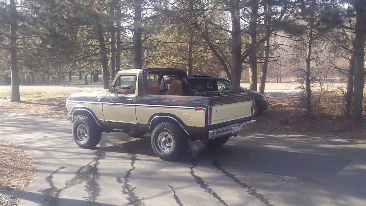 79 Bronco First test drive