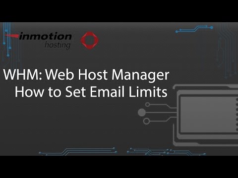 Setting the Max Emails Per Hour Setting in WHM – InMotion Hosting ...