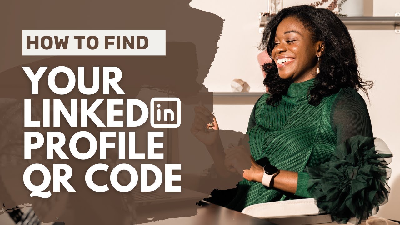 How To Find Your LinkedIn Profile QR Code {with networking bonus tip}