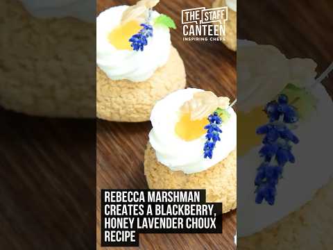 Pastry Chef Rebecca Marshman creates a choux pastry bun with ...