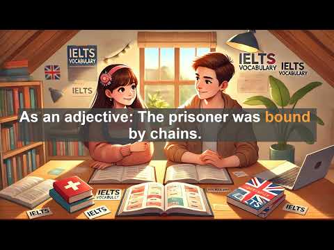 IELTS 6.5 Vocabulary Lesson: Bound - Meaning, Common errors, Synonyms and Antonyms
