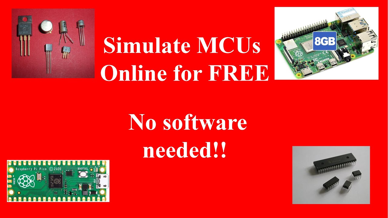 two  FREE websites to simulate Microcontrollers online, No software needed!