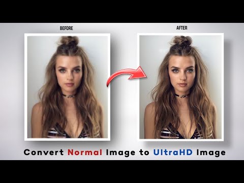 How to Convert Normal Image to 4k Image | Convert Low Quality Image to High Quality | By SNR
