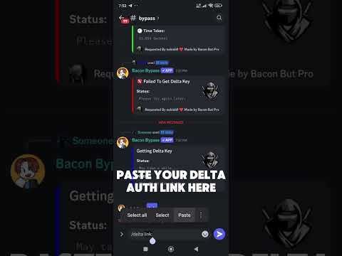 delta key bypass latest discord working. #roblox #deltakey #shorts #bypasskey #delta