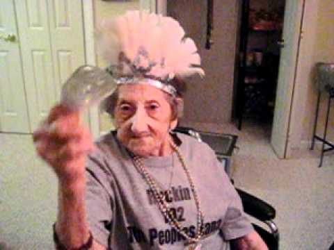 102 year old Nana Sophie says Happy New Year