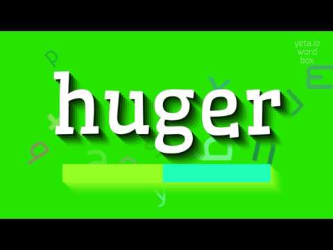 How to say "huger"! (High Quality Voices)