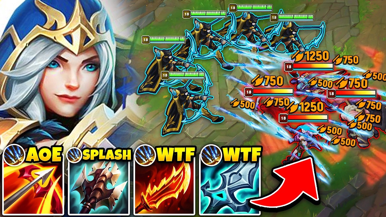 THIS ASHE BUILD MAKES YOUR ARROWS MULTIPLY! (IT LOOKS LIKE I'M HACKING)