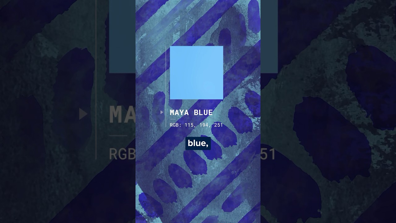 Why is this blue pigment significant to the Maya people? #pennstate #research #arthistory #maya