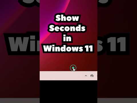 How to Show Seconds in Windows 11 Taskbar Clock - 2024