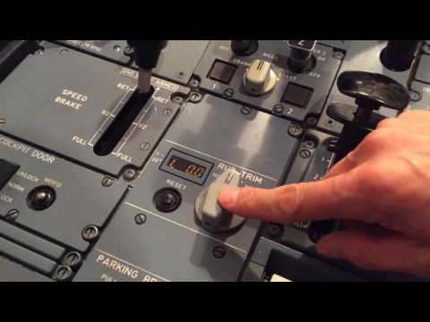 Rudder trim display