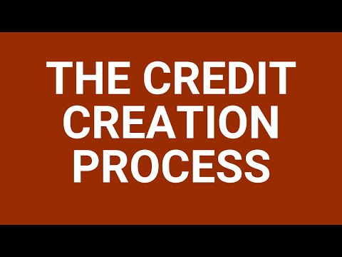 Sources of money in an open economy - credit creation