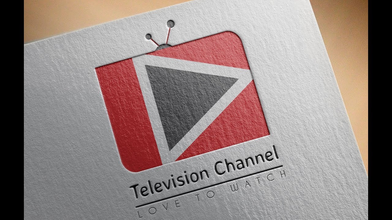 Professional Logo Design Tutorial ( How to create TV channel Logo )