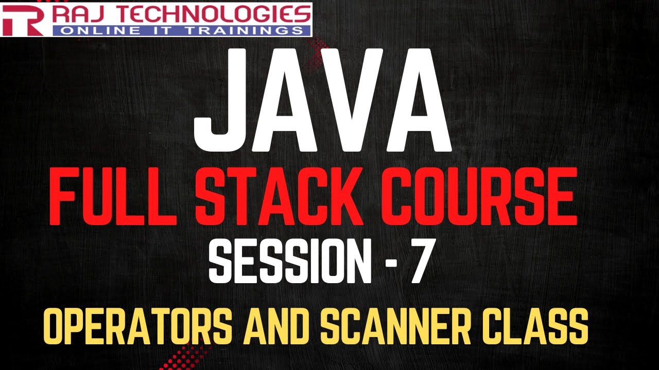 Become a FULL STACK Java MASTER | Using Scanner Class in Java