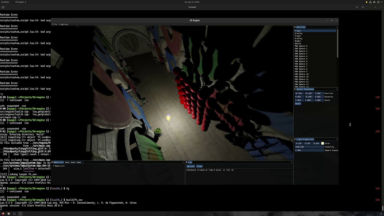 3D Engine - Lua Scripting Test