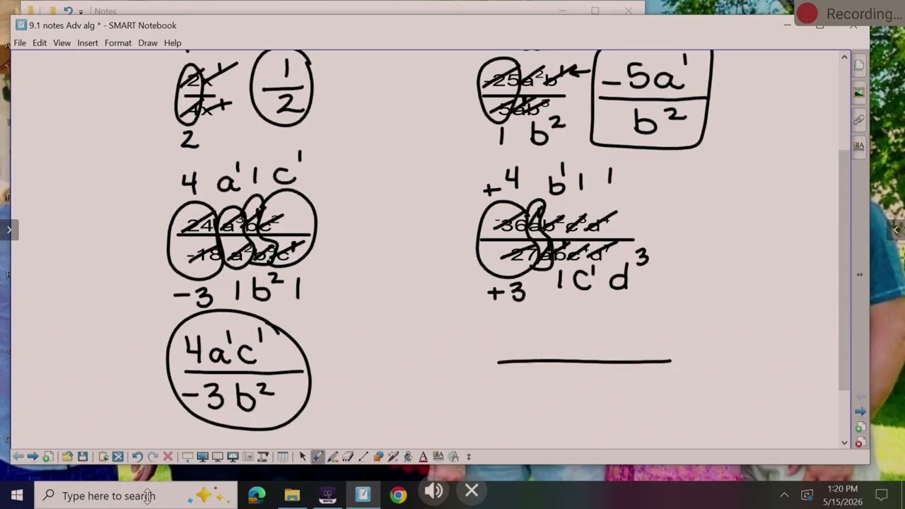 Alg IIB 9 1 notes