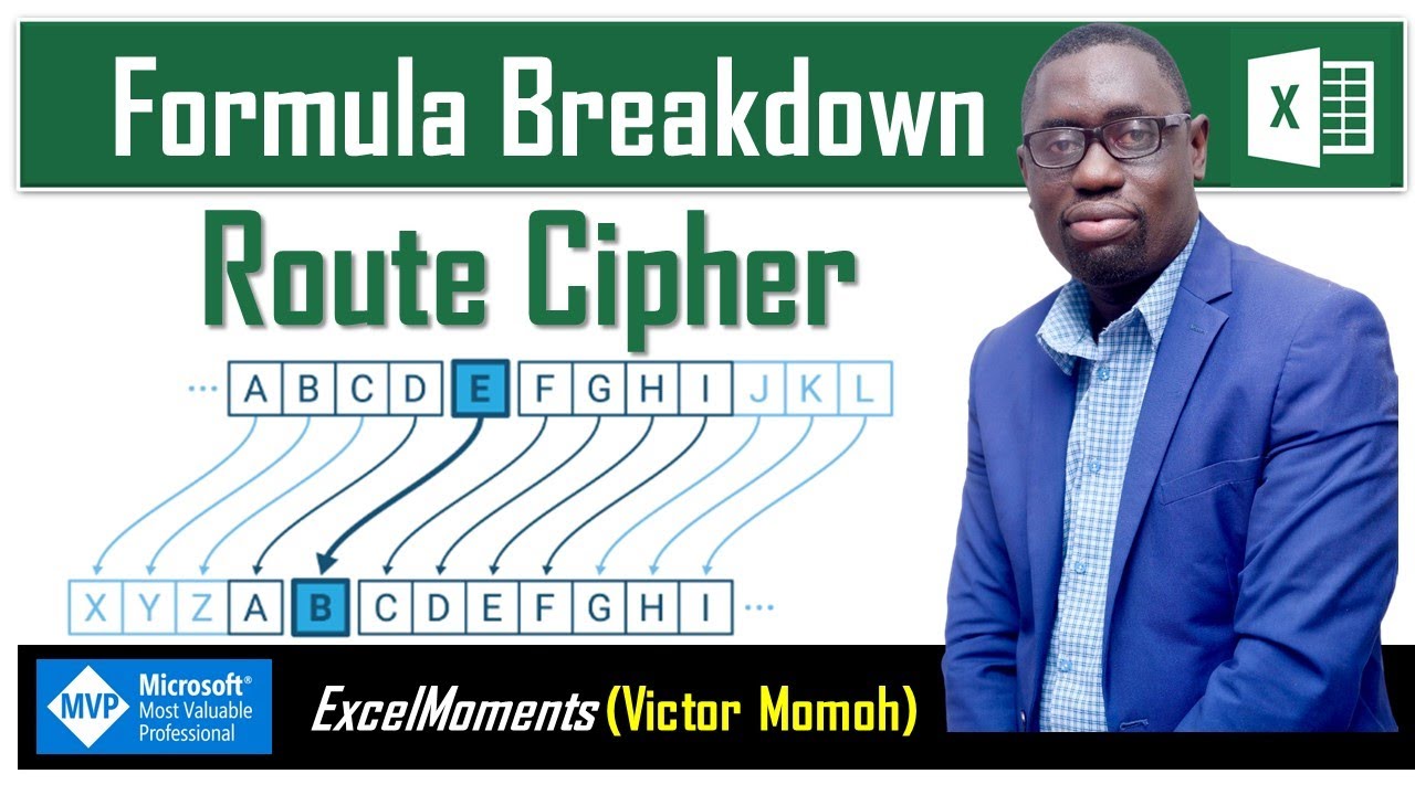 Excel formula challenge: route cipher formulas