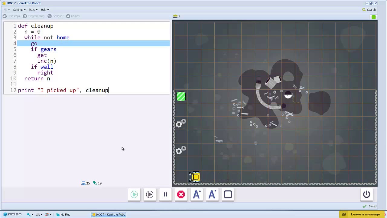 Karel Coding - Variables