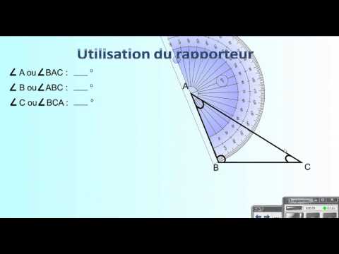 Comment utiliser un rapporteur pour construire un triangle ? La réponse ...