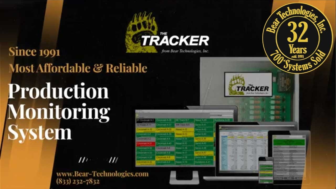 The Tracker Production Monitoring System, from Bear Technologies, Inc.