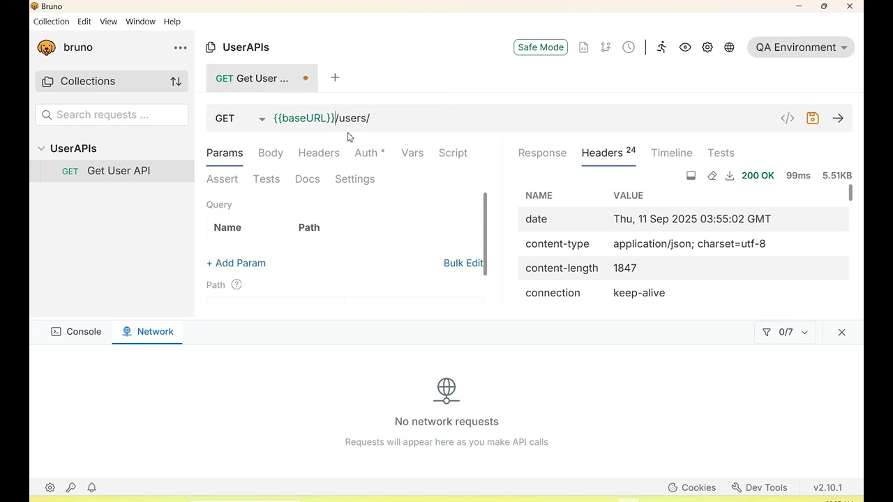 Environment Variables in Bruno API client